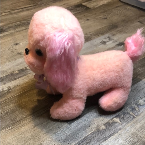 Other | Rare Vintage Pink Stuffed Dog | Poshmark